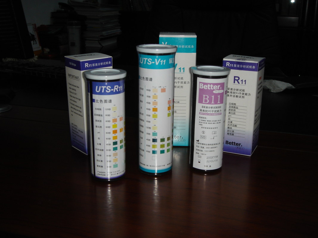 OEM Urine Testing Strips for testing Leukocyte Ascorbic Creatinine Protein