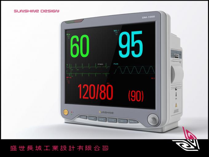 12.1 Inch Reviewable ECG Waveforms Multi - Parameter Portable Patient ...