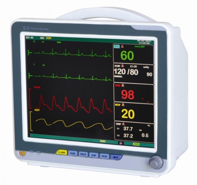 7-Lead ECG Waveforms Display Portable Patient Monitor With Digital SpO2 ...